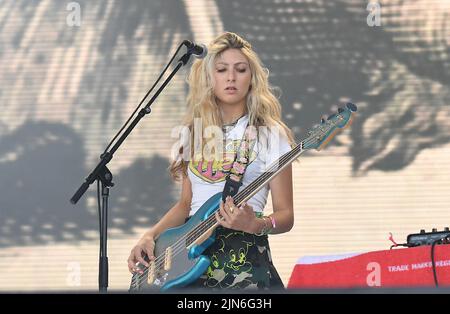 Blu DeTiger performs during the 2022 Outside Lands Music and Arts ...