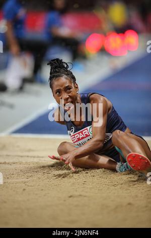 Jeanine Assani Issouf participating in the Triple Jump at the European ...