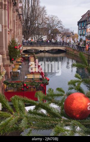 Colmar, France, Alsace, December 2021. The French city of Colmar on the ...