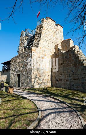 Castle in Dobczyce. Dobczyce, Lesser Poland, Poland Stock Photo - Alamy