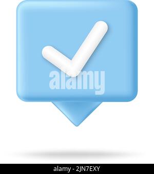 3D Chat Bubble with Dots Isolated Stock Vector Image & Art - Alamy