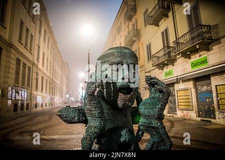 Eco, the statue made by Marc Didou Stock Photo - Alamy