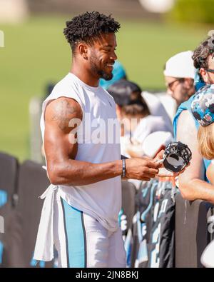 Carolina Panthers safety Jeremy Chinn (21) in action during an NFL ...