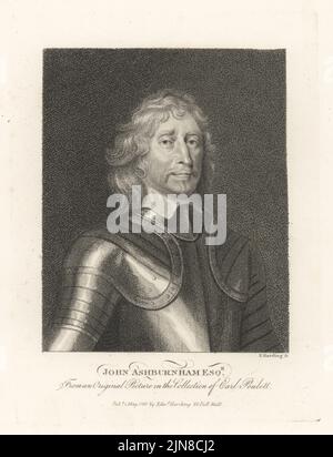 John Ashburnham, English courtier, diplomat, royalist and politician, 1603-1671. Groom of the ...