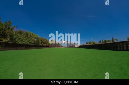 Footbal pitch stadium arena soccer Stock Photo - Alamy