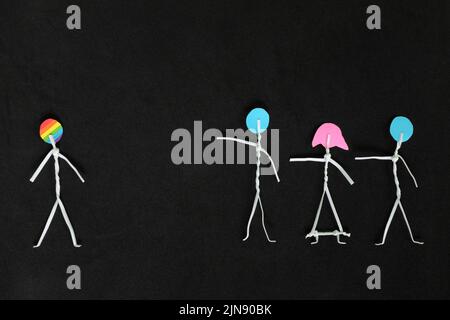 LGBT or LGBTQIA bullying, insult and harassment, discrimination and ...