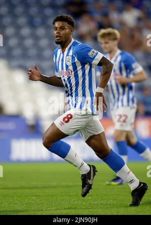 Tino Anjorin #8 of Huddersfield Town during the Sky Bet Championship ...