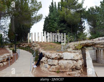 The Yad Vashem Holocaust memorial park in Jerusalem, Israel Stock Photo ...