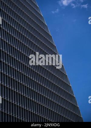 A low angle shot of the Block 185 Google Office Tower Stock Photo - Alamy