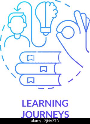Learning Journeys Concept Icon Stock Vector Image Art Alamy