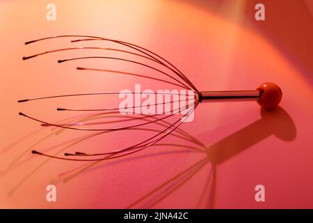 Manual massage for the head device. Allows you to relax and get rid of ...