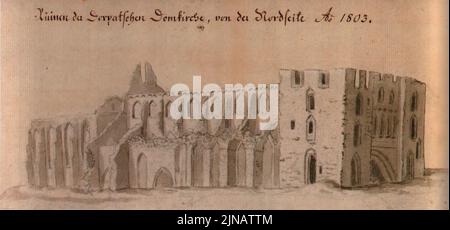 Tartu Toomkirik, 1803 Stock Photo - Alamy