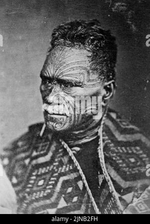 Tawhiao Maori King 1880s Stock Photo - Alamy