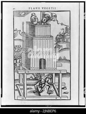 Telescoping siege machine Stock Photo - Alamy