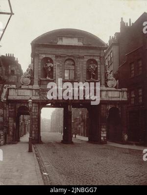 Temple Bar, London, 1878 768x967 Stock Photo - Alamy