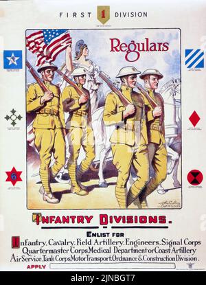 First division, regulars - Infantry divisions - Enlist for i Stock ...