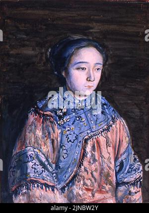 Teruko by Kishida Ryusei Stock Photo - Alamy