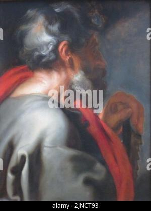 'The Apostle Simon' by Anthony van Dyck is a 17th-century painting ...