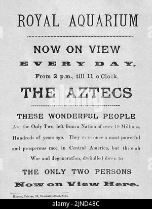 The Aztecs poster Stock Photo - Alamy