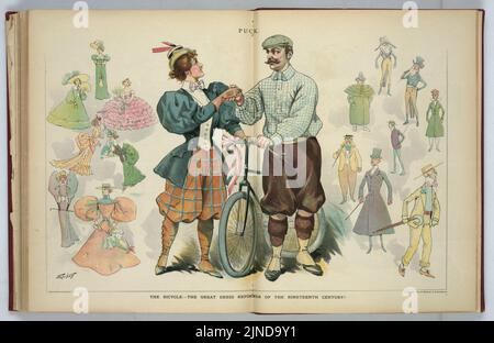 The bicycle - the great dress reformer of the nineteenth century ...