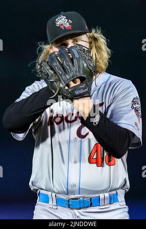 Rocket City Trash Pandas pitcher Ky Bush (41) during a Southern League ...