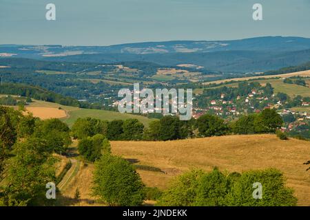 landscape in Thuringia near Seligenthal Stock Photo - Alamy