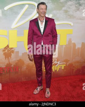 Massi Furlan arrives at the premiere of "Day Shift" on Wednesday, Aug ...