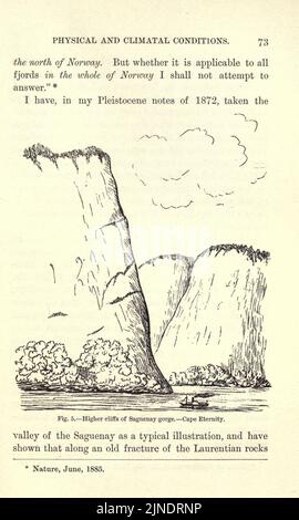 The Canadian ice age (Page 73) BHL22030440 Stock Photo - Alamy
