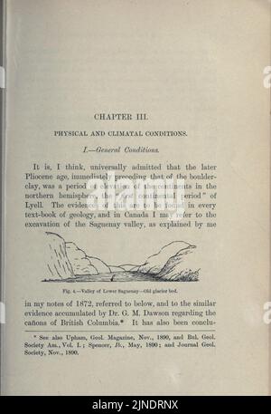 The Canadian ice age (Page 71) BHL22030438 Stock Photo - Alamy
