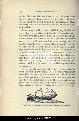The Canadian ice age (Page 46) BHL22030413 Stock Photo - Alamy