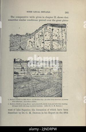 The Canadian ice age (Page 205 Stock Photo - Alamy
