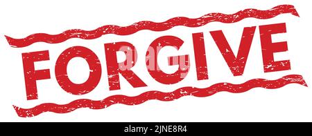 FORGIVE text written on red dash stamp sign Stock Photo - Alamy