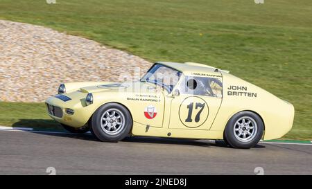 1965 Lenham GT with driver Charles Rainford during the Weslake Cup race ...