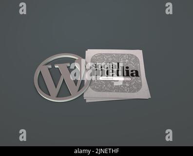 social media, wordpress backgrounds Stock Photo - Alamy