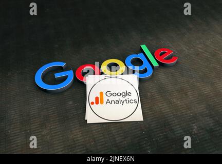 google analytics, google backgrounds Stock Photo - Alamy