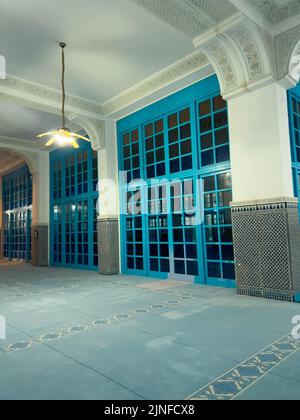 The interior of Mohamed V mosque in Fnideq Stock Photo - Alamy