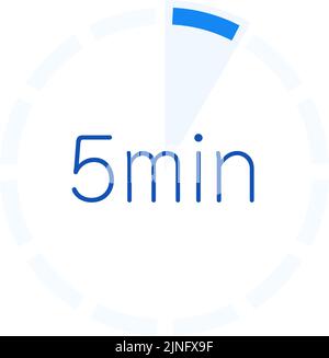 Estimated time required icon vector illustration Stock Vector Image ...