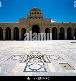 Interior, Mosque Okba (the Great Mosque), Kairouan, UNESCO World ...