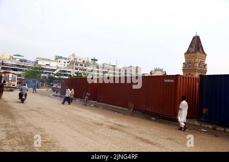 Containers used in Ashura mourning procession in connection of 10th ...