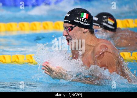 Nicolo’ Martinenghi (ITA) during European Aquatics Championships Rome ...