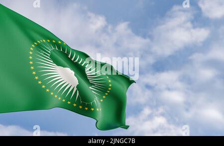 Flag of the African Union. flag of the Organization of African Unity ...
