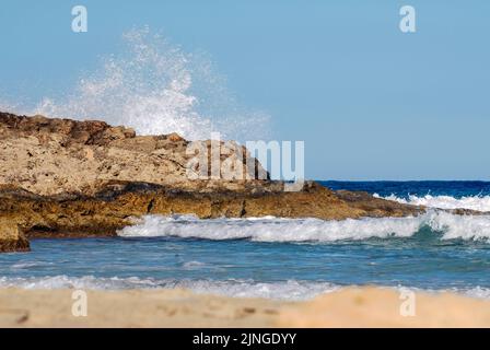 Levante beach - Playa de Llevant -, Formentera Stock Photo - Alamy