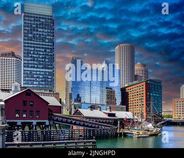 Griffin's Wharf, Boston, Massachusetts Stock Photo - Alamy