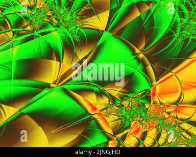 Creative abstract template graphics image of intelligent lady learning ...