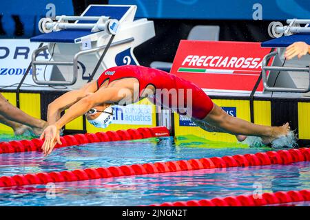 ROME, ITALY - AUGUST 11: Mahieu Pauline of France competing during the ...