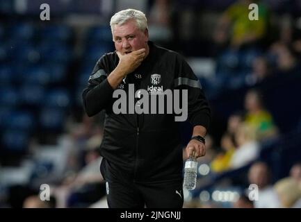 Steve Bruce manager of West Bromwich Albion during the game in, on 3/5 ...
