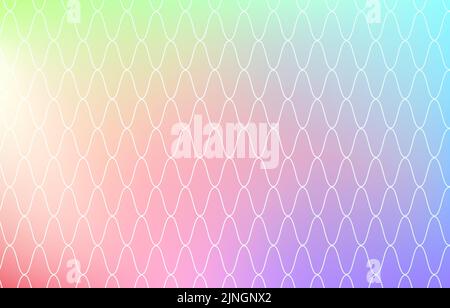 Background material: Illustration of pale rainbow gradation and ...