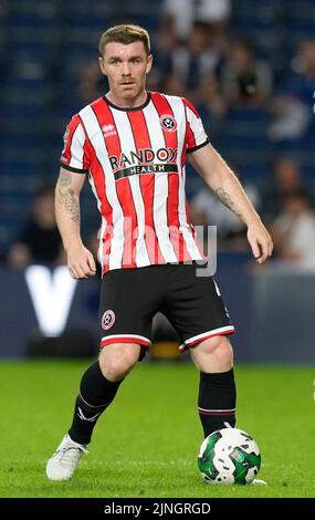 West Bromwich, England, 11th August 2022. Oliver Arblaster of Sheffield ...