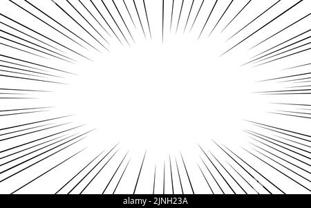 Background material: black, concentrated line, illustration Stock ...