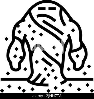 sand monster line icon vector illustration Stock Vector Image & Art - Alamy